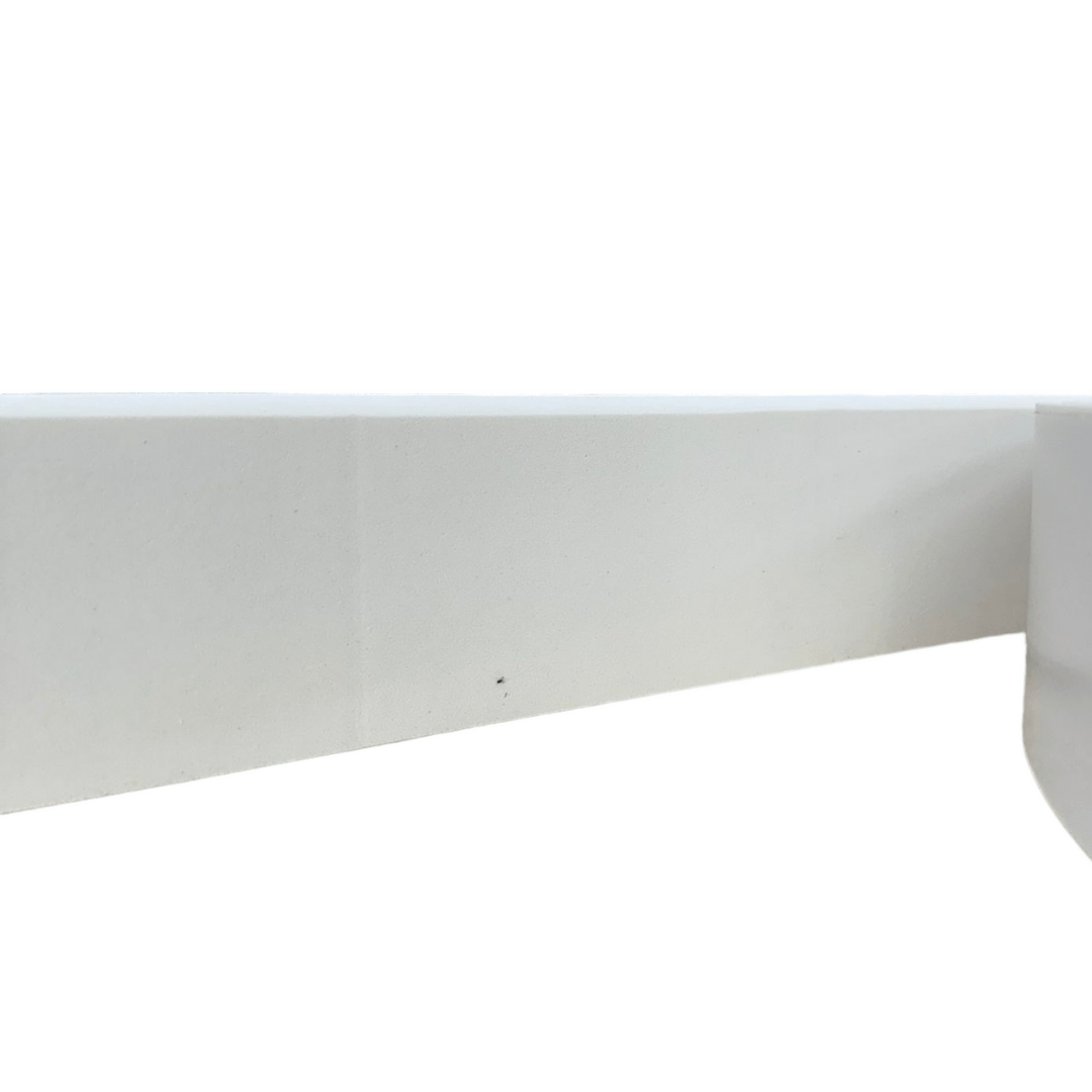 Rodapé Eva Autocolante Flexível Guaratuba 7cm x 1cm Branco