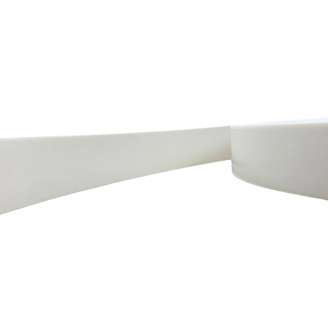 Rodapé Eva Autocolante Flexível Liso 5cm x 1,5cm Branco